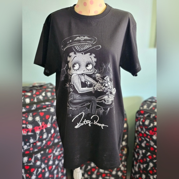Betty Boop | Tops | Betty Boop Blousetshirt | Poshmark